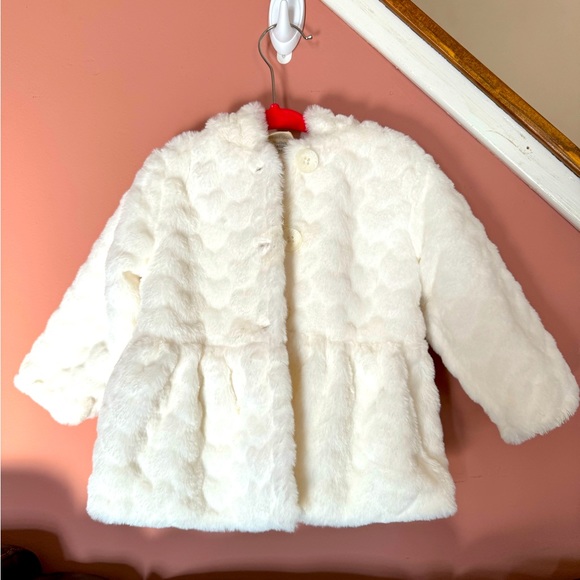 First Impressions | Jackets & Coats | First Impressions Baby Girl Faux Fur Coat White Size 2 ...